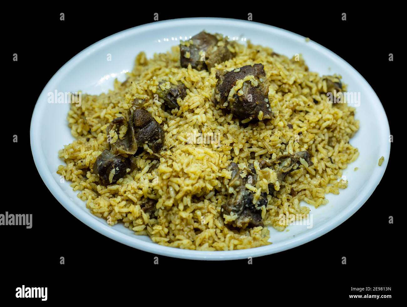 Spicy and delicious mutton biryani Stock Photo - Alamy