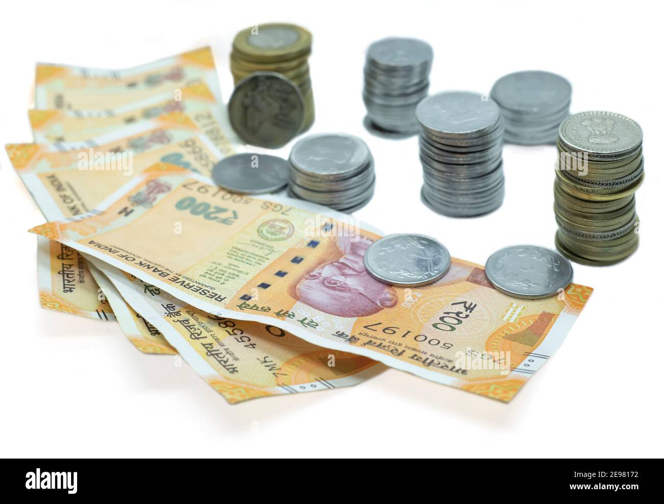 Indian currency notes coin Cut Out Stock Images & Pictures - Alamy