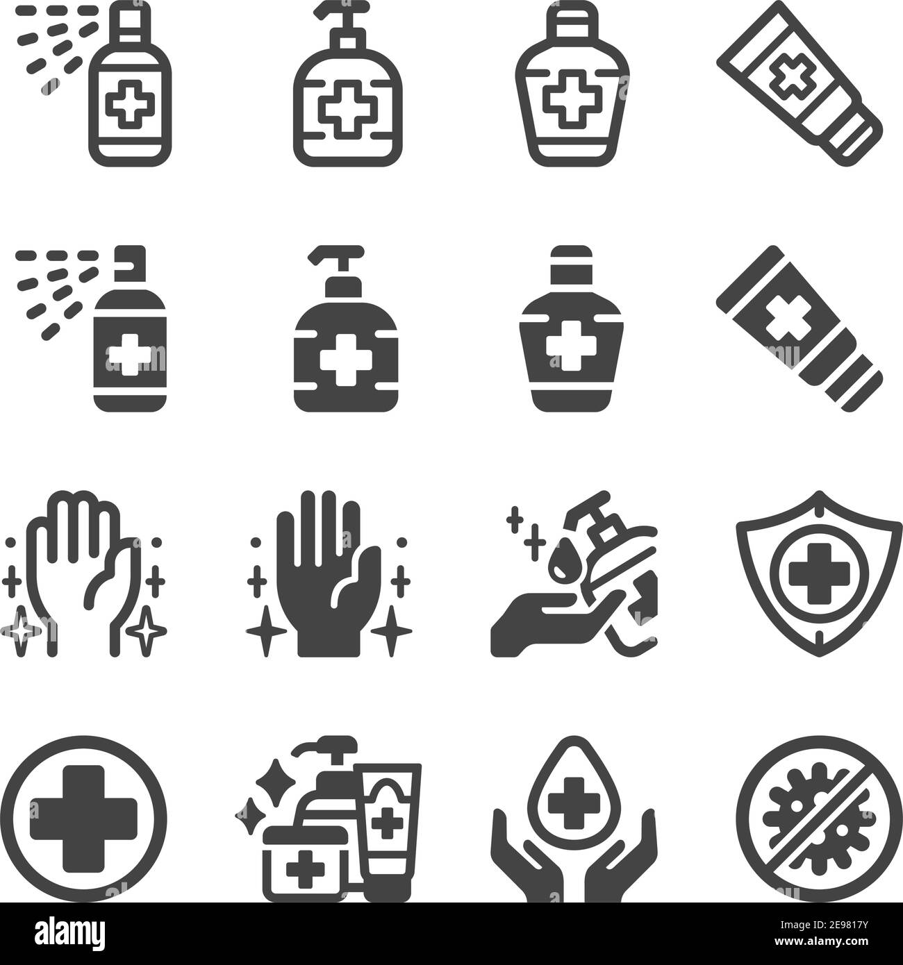 Gel icon hi-res stock photography and images - Alamy