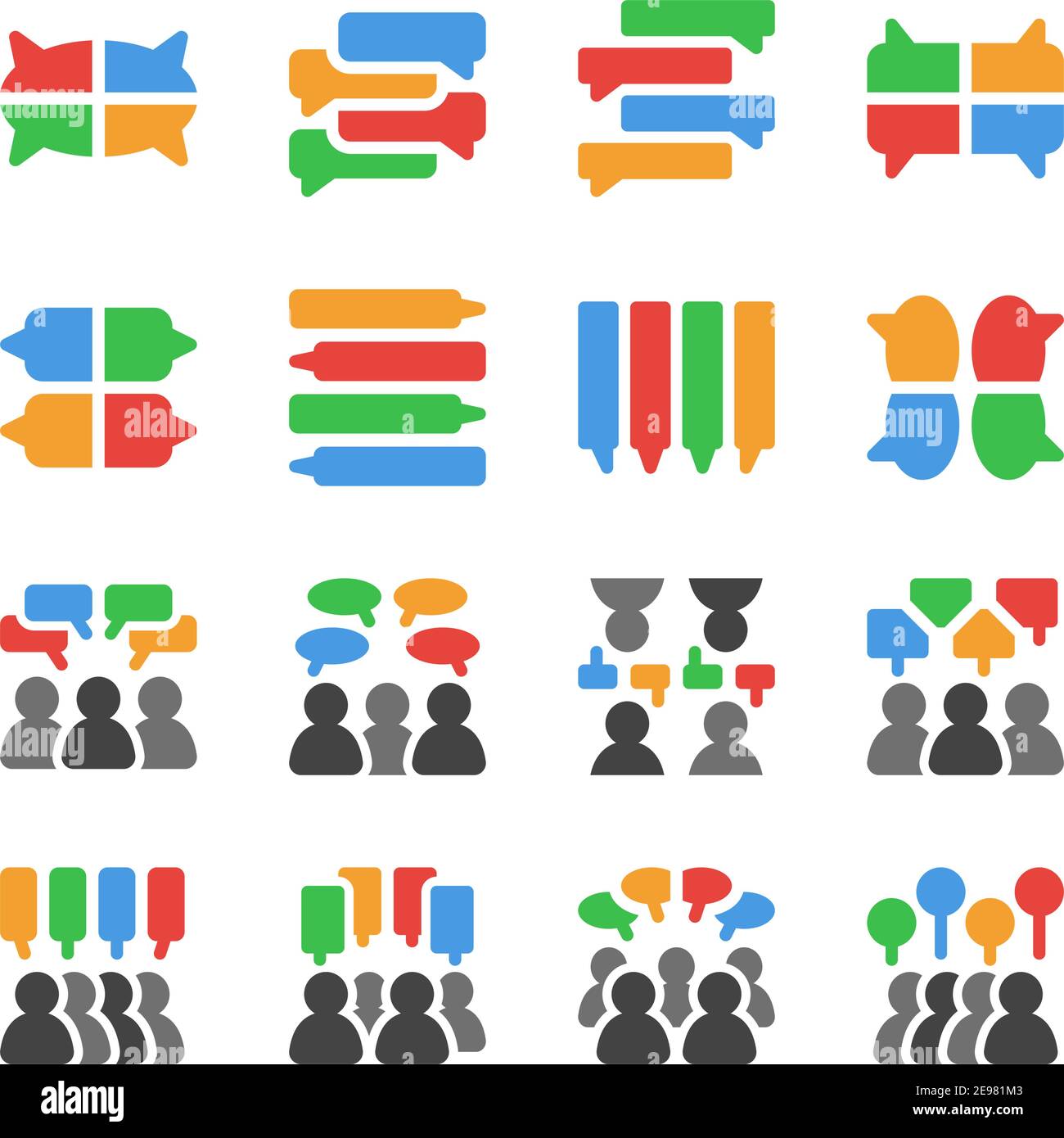 Talking icon hi-res stock photography and images - Alamy