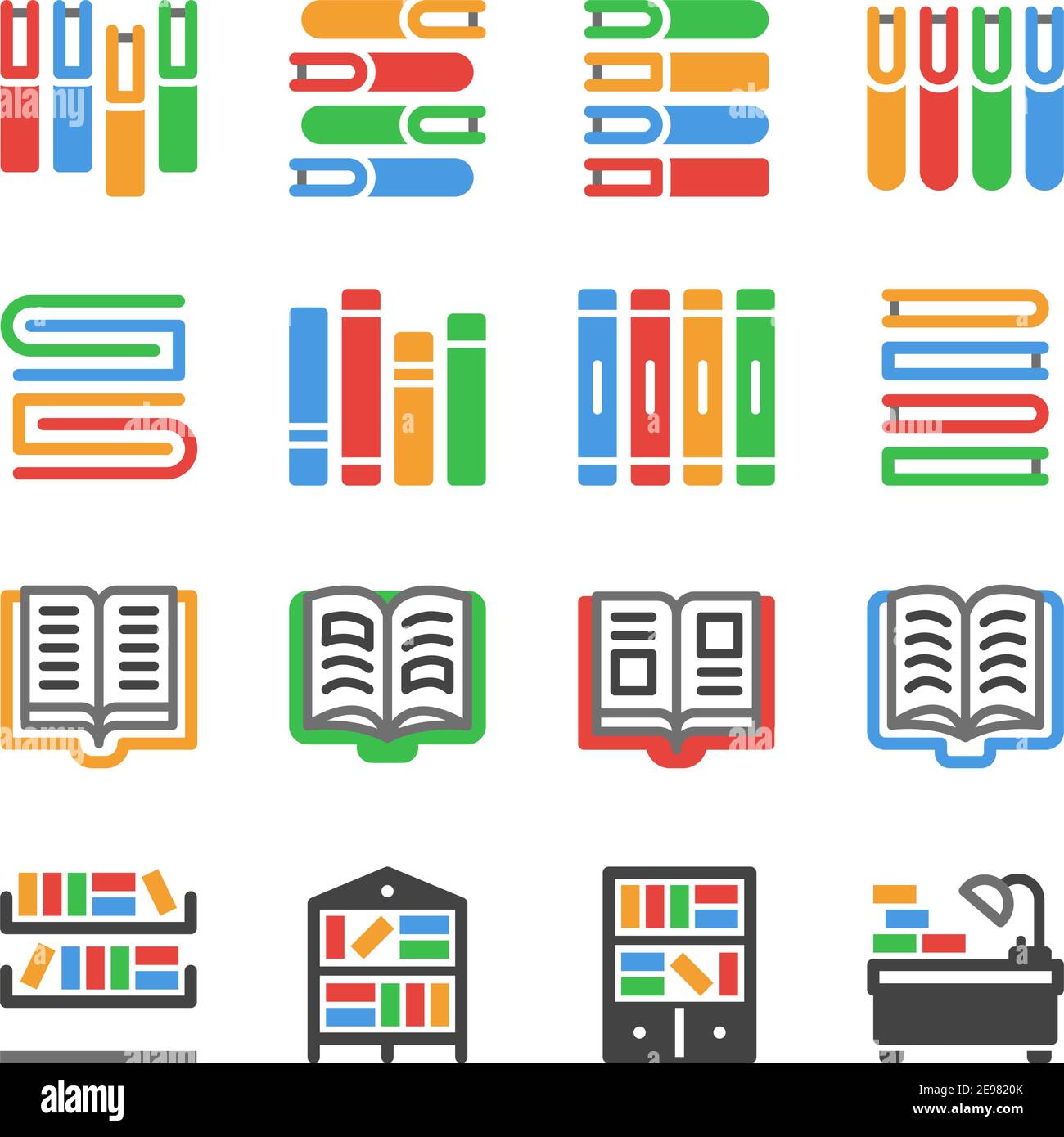 Set learning element illustration Stock Vector Images - Alamy