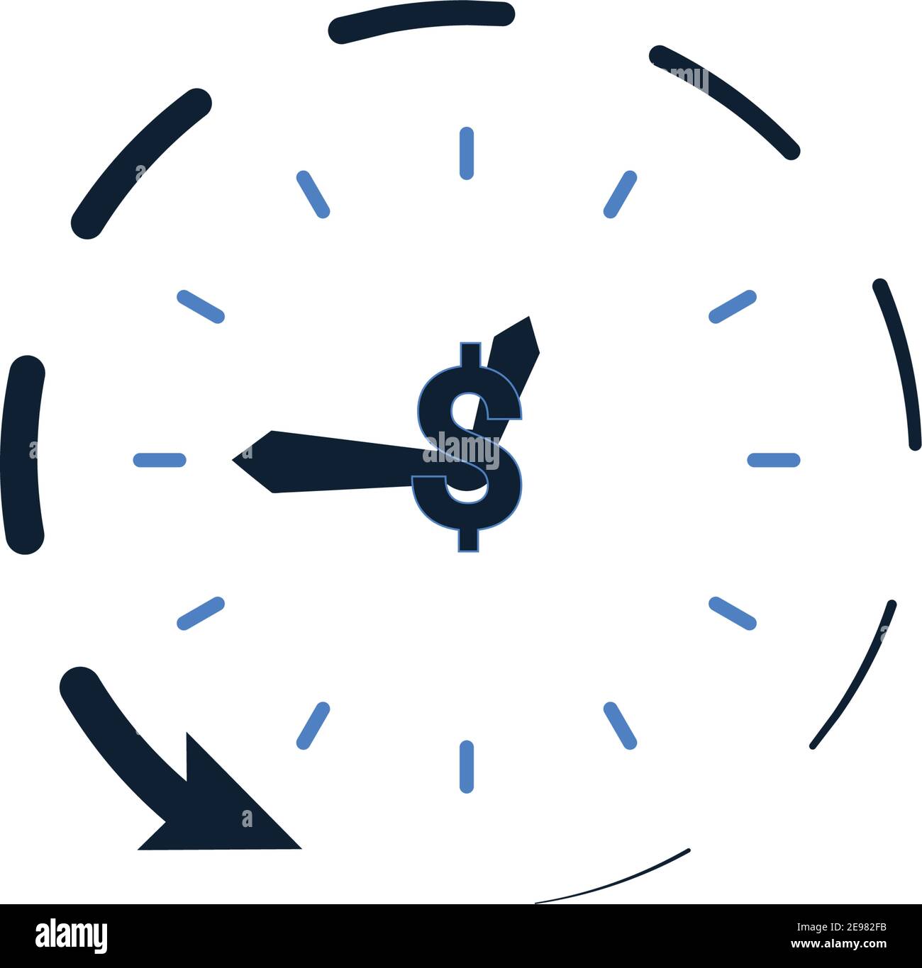 time money icon, time is money Stock Vector Image & Art - Alamy