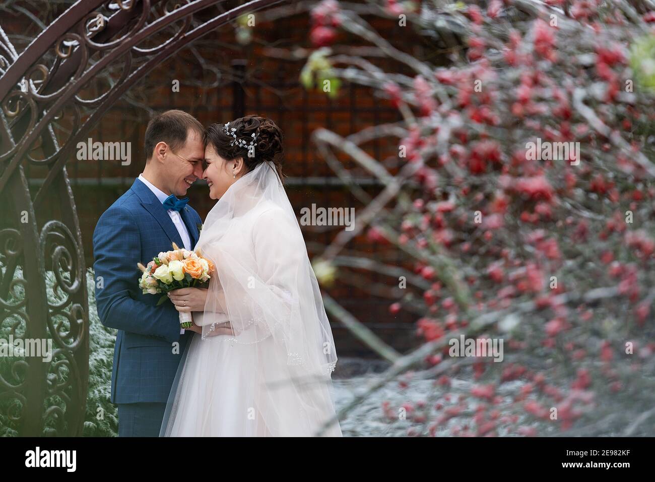 Young woman kiss old man hi-res stock photography and images - Alamy