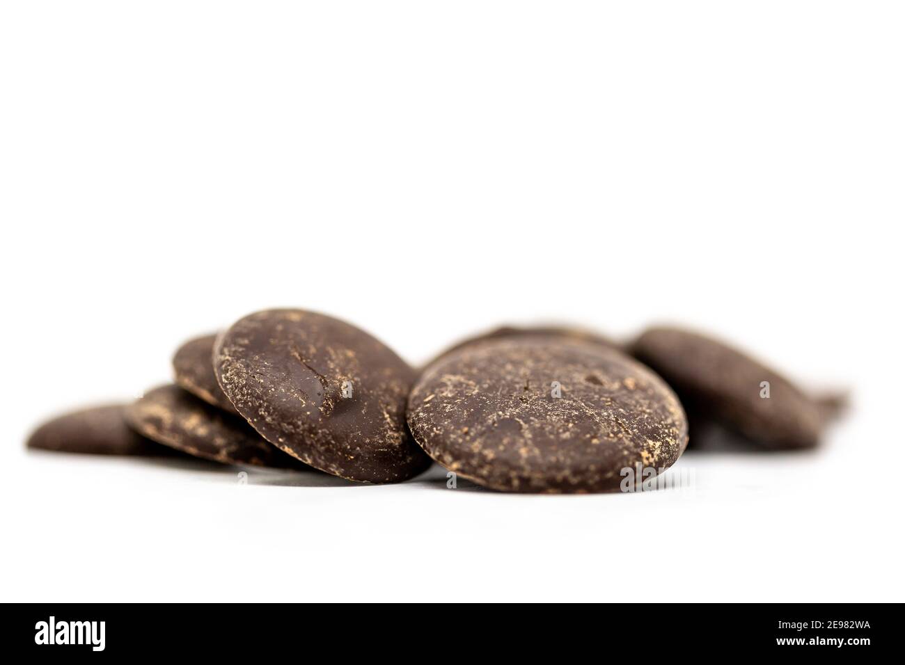 Raw chocolate buttons hi-res stock photography and images - Alamy
