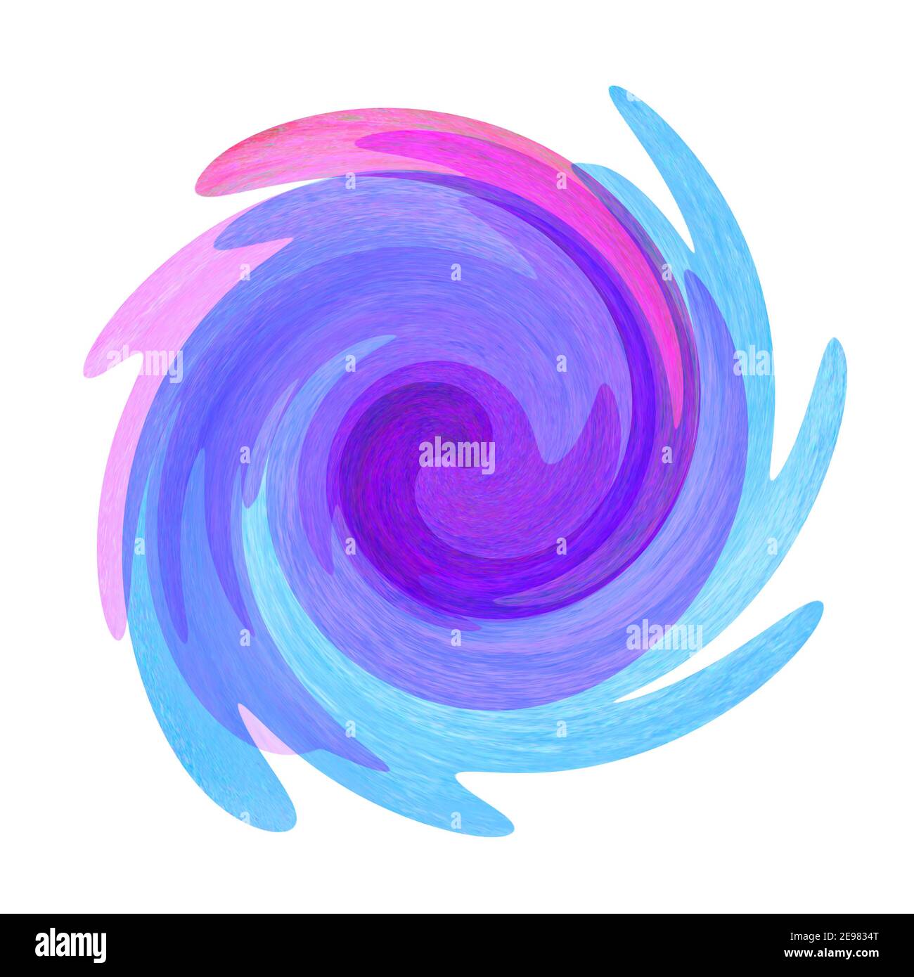 Purple And Blue Swirl