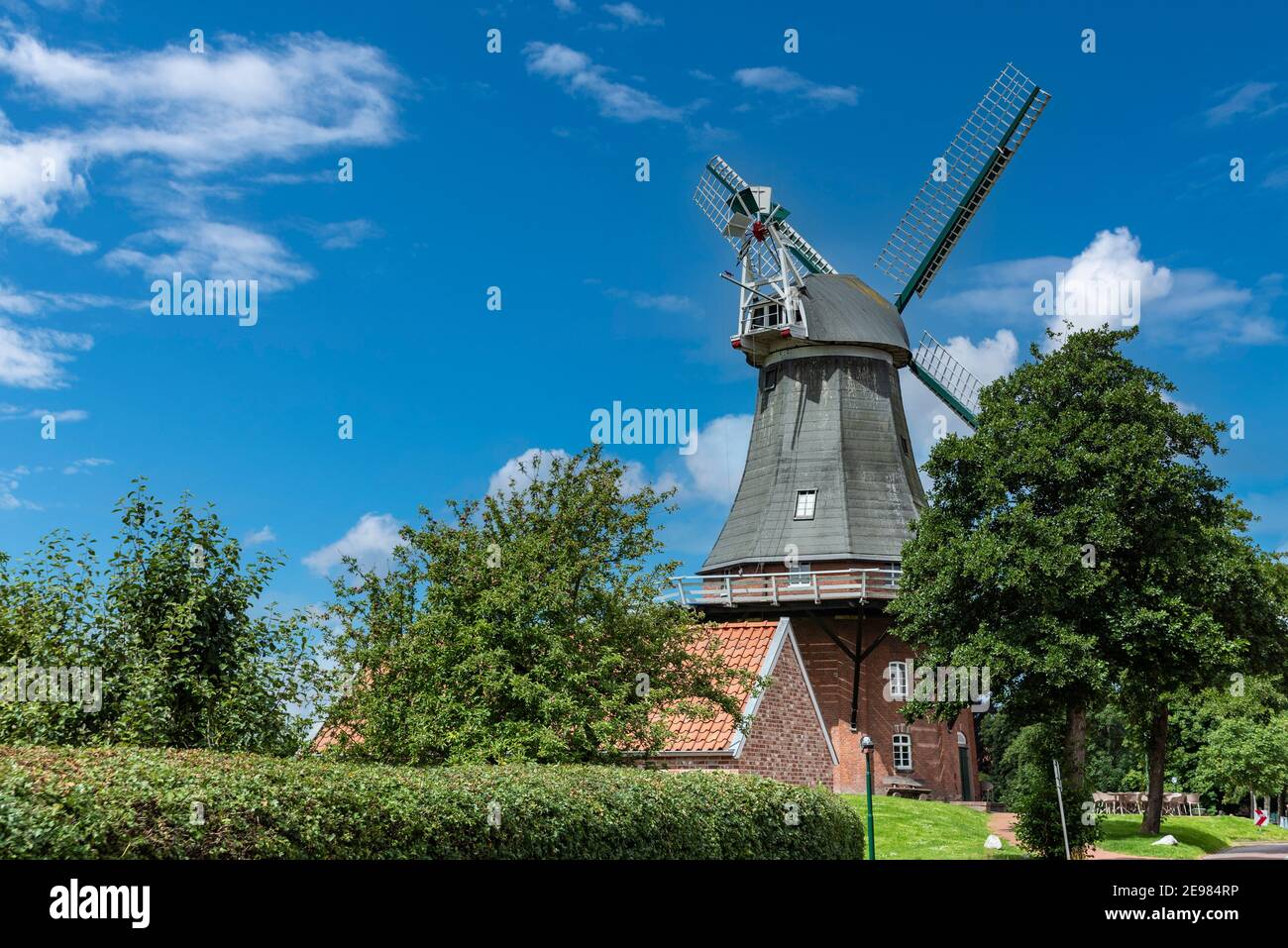 The Green Mill at the Alte Greetsieler Sieltief, Greetsiel, Lower ...