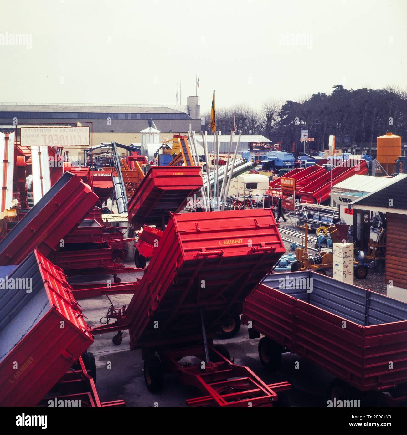 General view of Lyon's Fair, as seen Quay Achille Lignon, Lyon, Rhone ...
