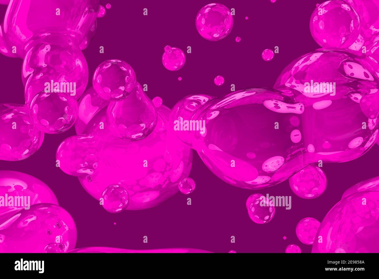 Creative soft focus pink soap glossy and shiny liquid abstract gradient ...