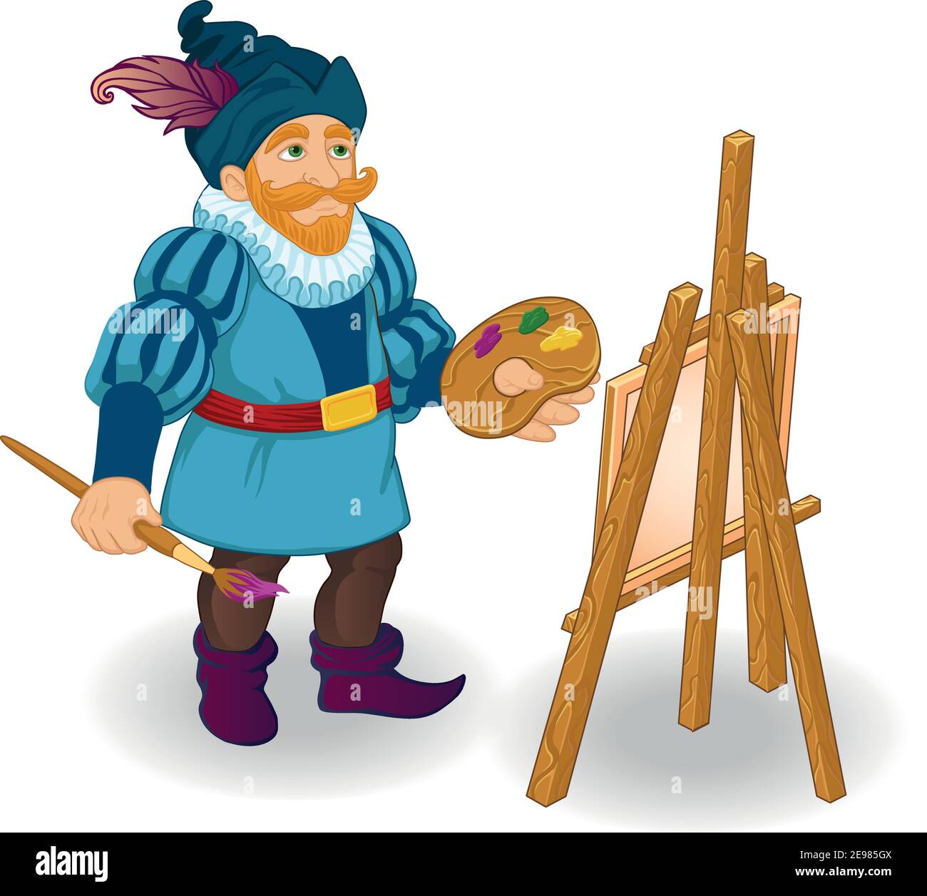 Background color splashes with people Stock Vector Images - Alamy