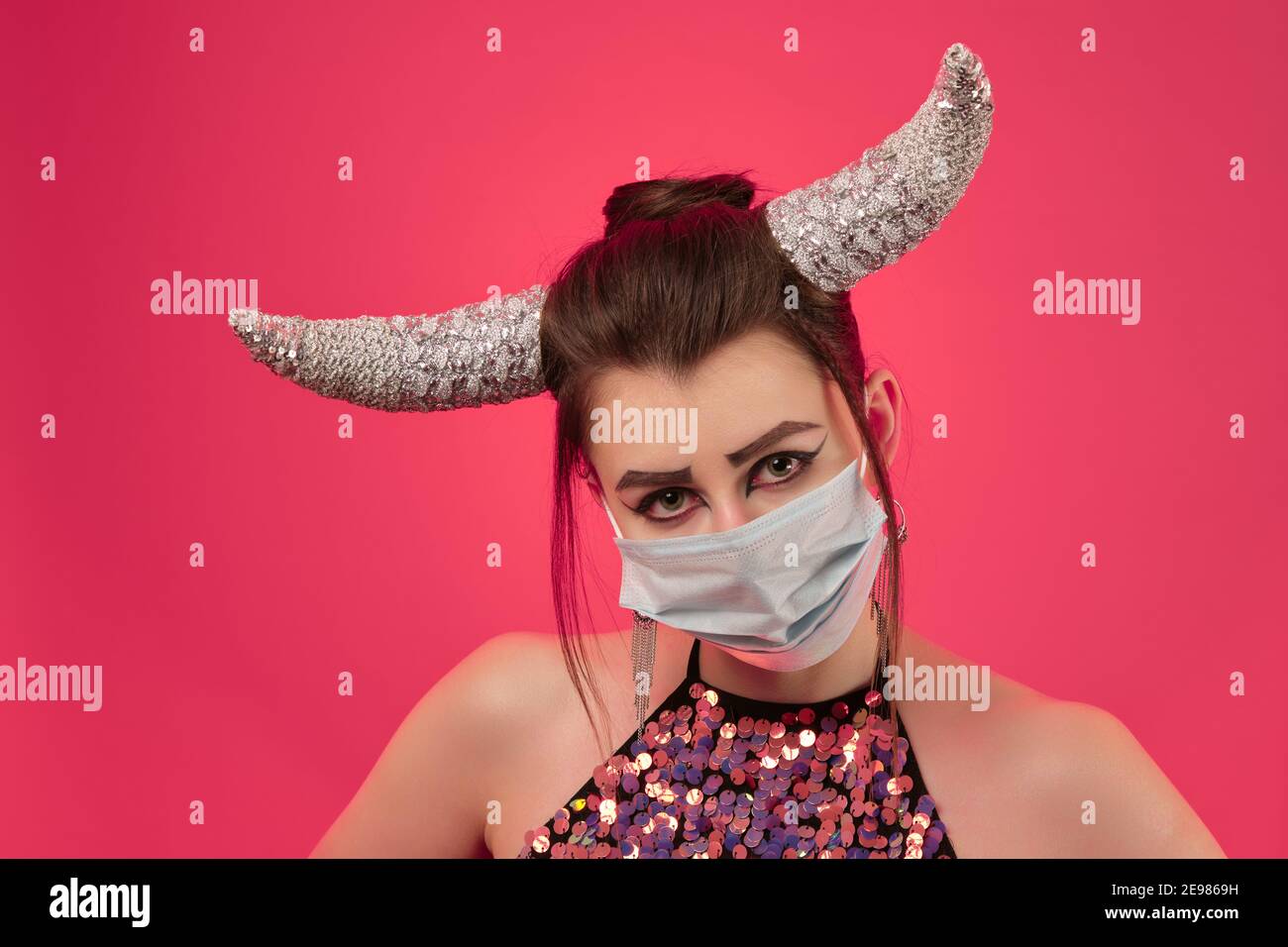 Taurus Zodiac Sign. Astrology and horoscope concept, Beautiful woman ...