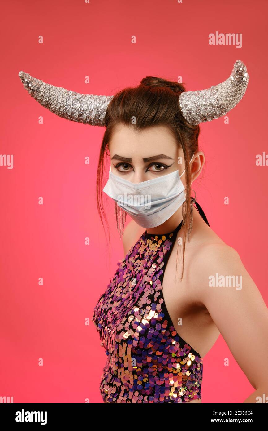 Cute monster makeup hi-res stock photography and images - Alamy