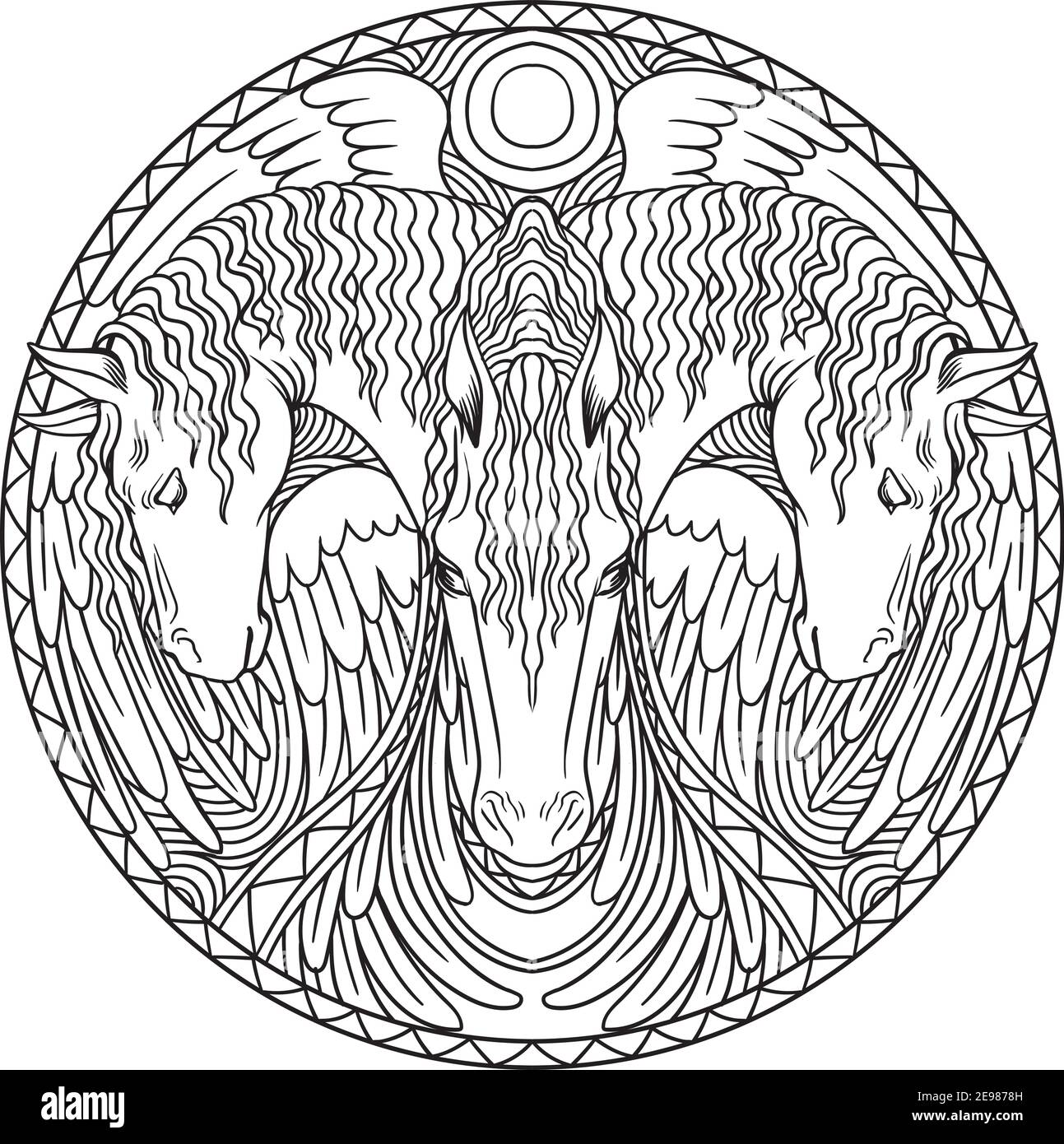 Wings have a black border Stock Vector Images - Alamy