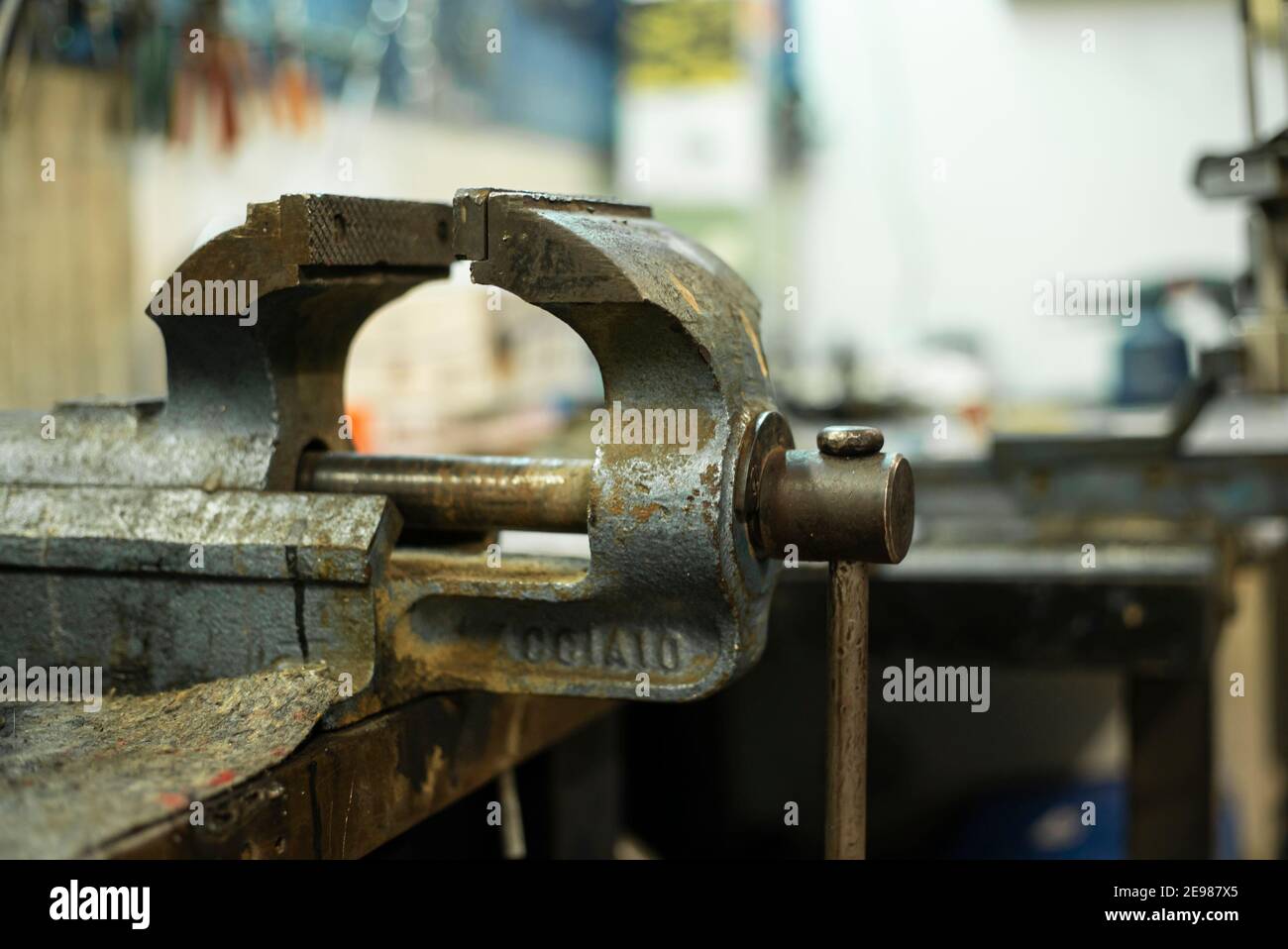 Machine shop vice hi-res stock photography and images - Alamy
