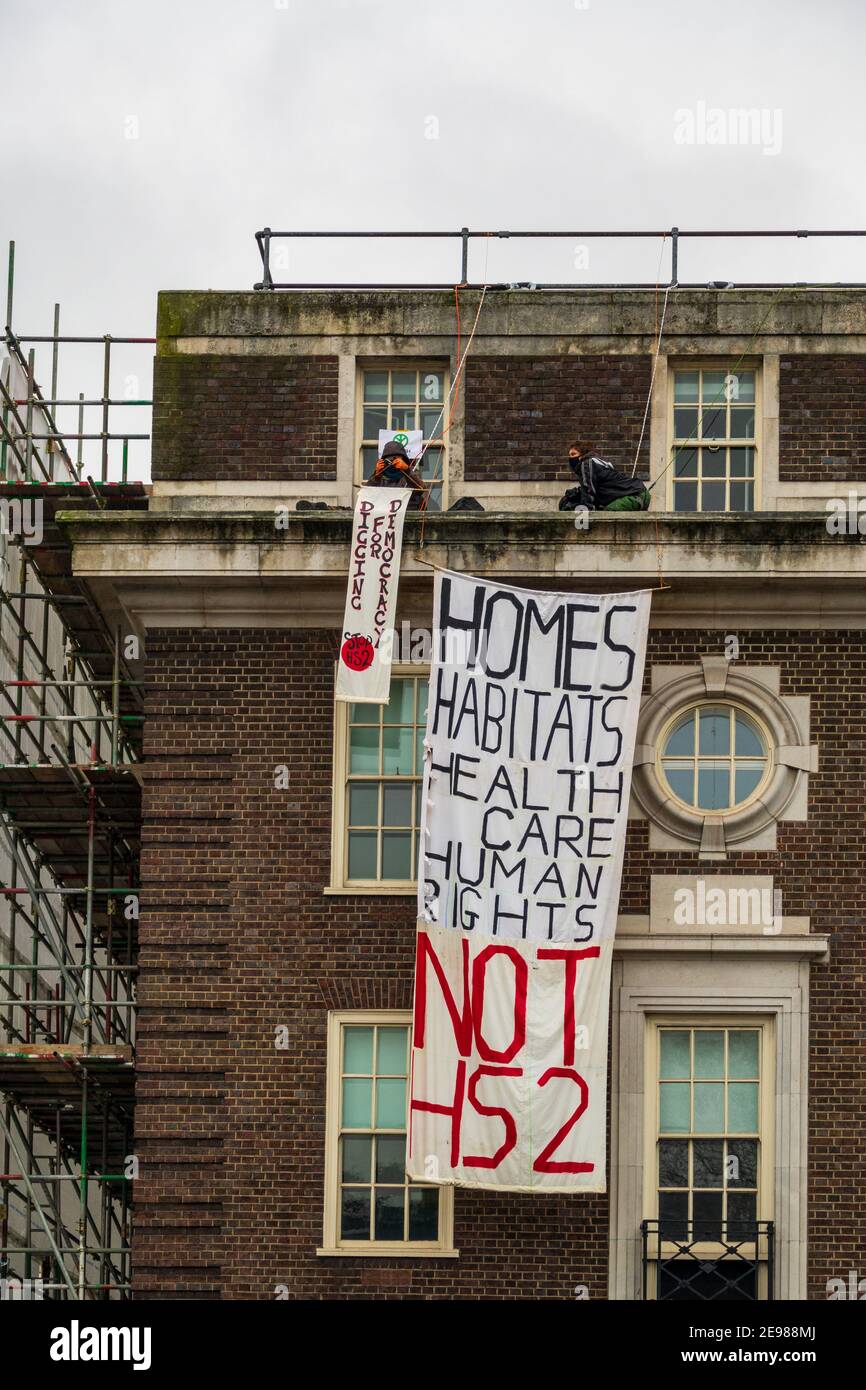 Hs2 protest hi-res stock photography and images - Alamy