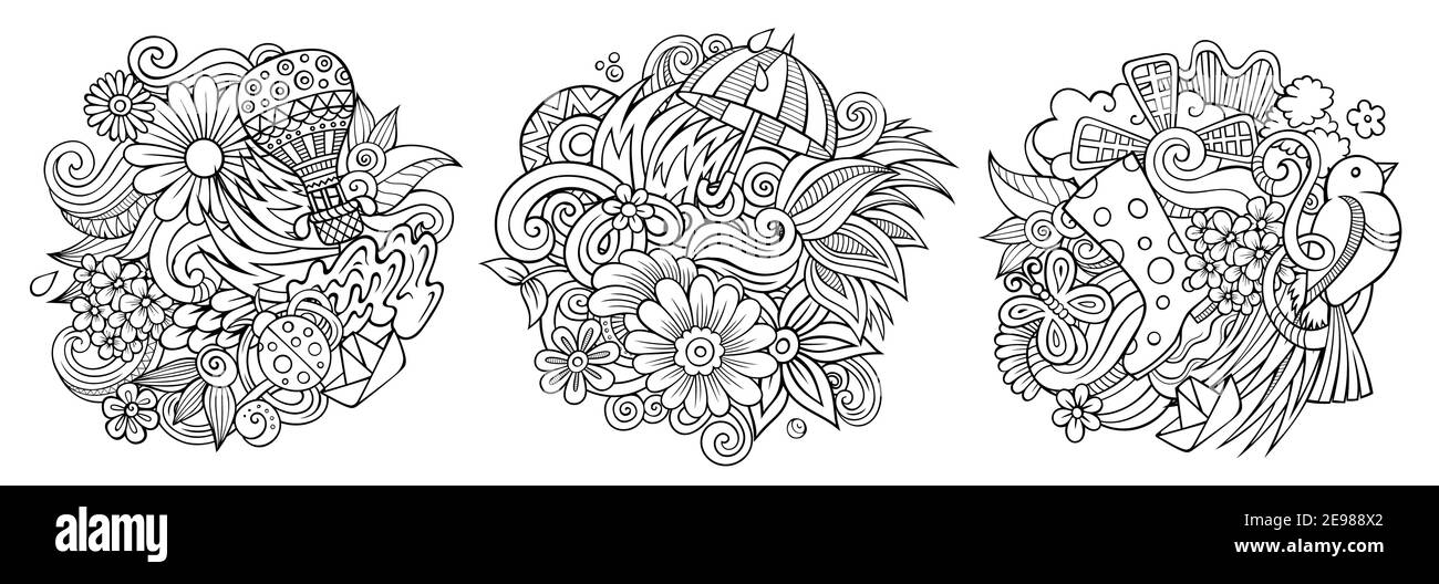 Spring weather months Cut Out Stock Images & Pictures - Alamy