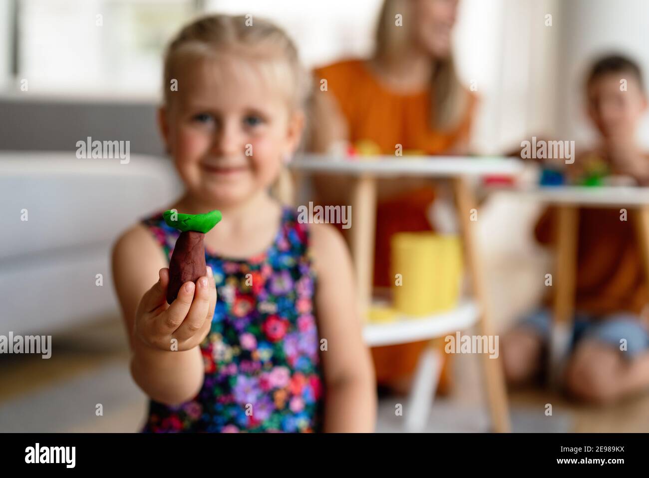 Children nursery playing hi-res stock photography and images - Alamy