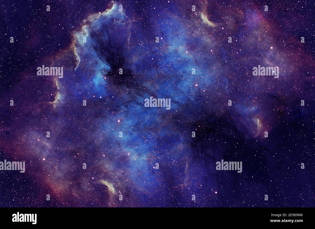 Beautiful colored space with stars. Elements of this image were ...