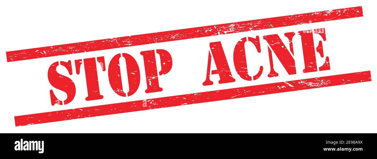 Stop Acne Stamp High Resolution Stock Photography and Images - Alamy