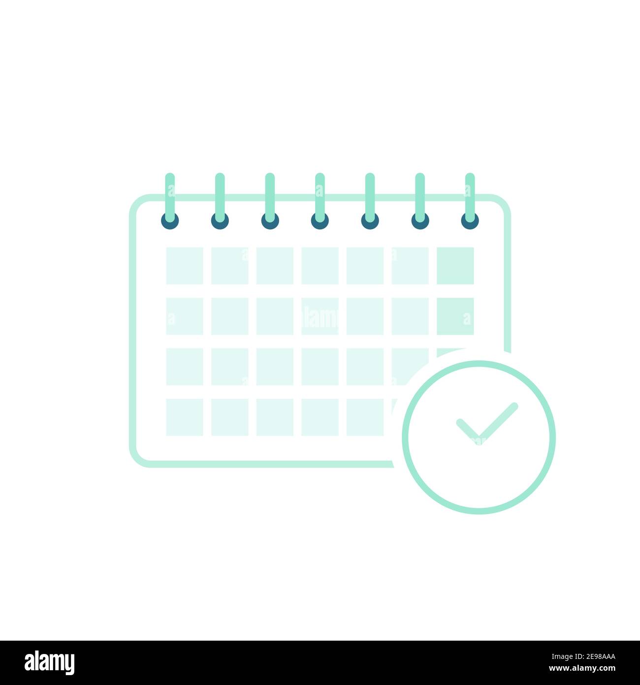 Calendar icon. Concept of organization appointment, schedule, deadline ...