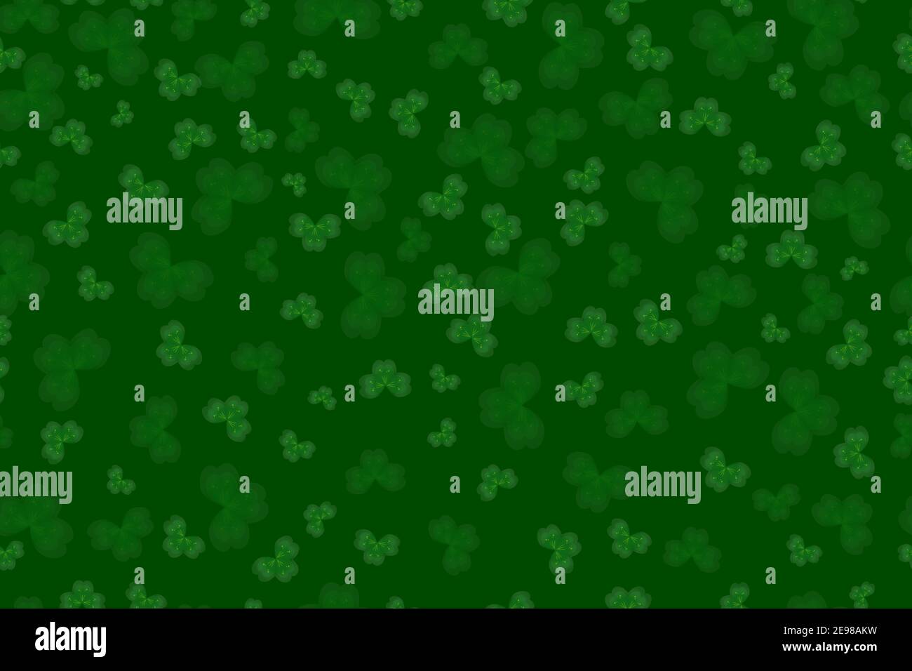 Seamless clover pattern on the green background. Clover texture for ...