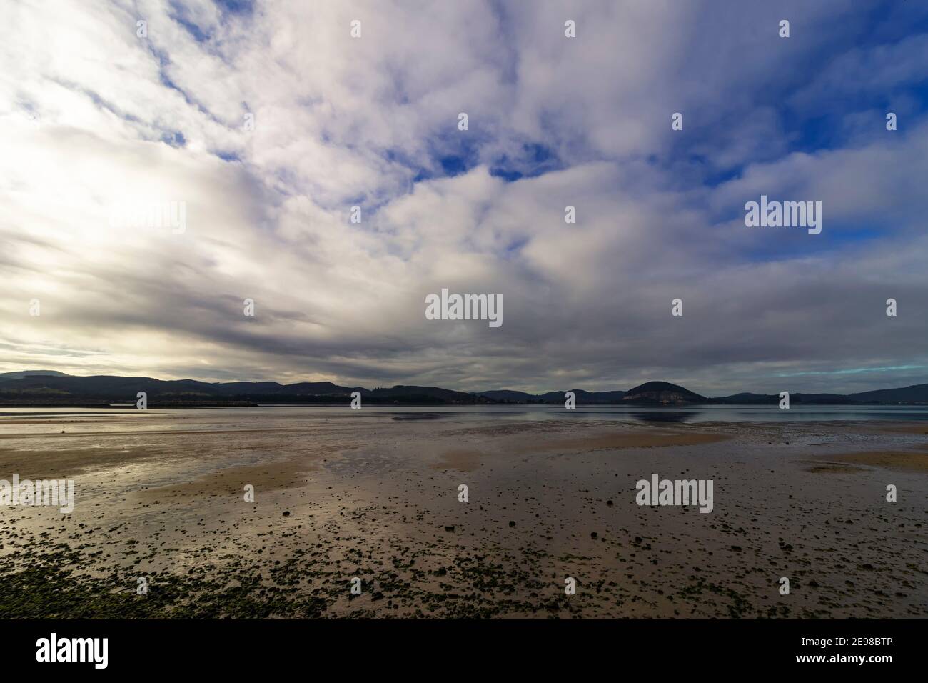 landscape in the beach of laredo in spain Stock Photo - Alamy