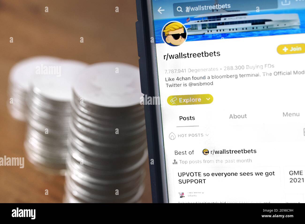 February 01, 2021 A Close Up On A Computer Screen Shows The Frontpage ...