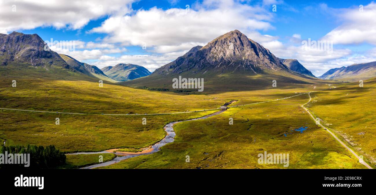 Looking to Glencoe from Rannoch Moor. Scotland, UK Stock Photo - Alamy