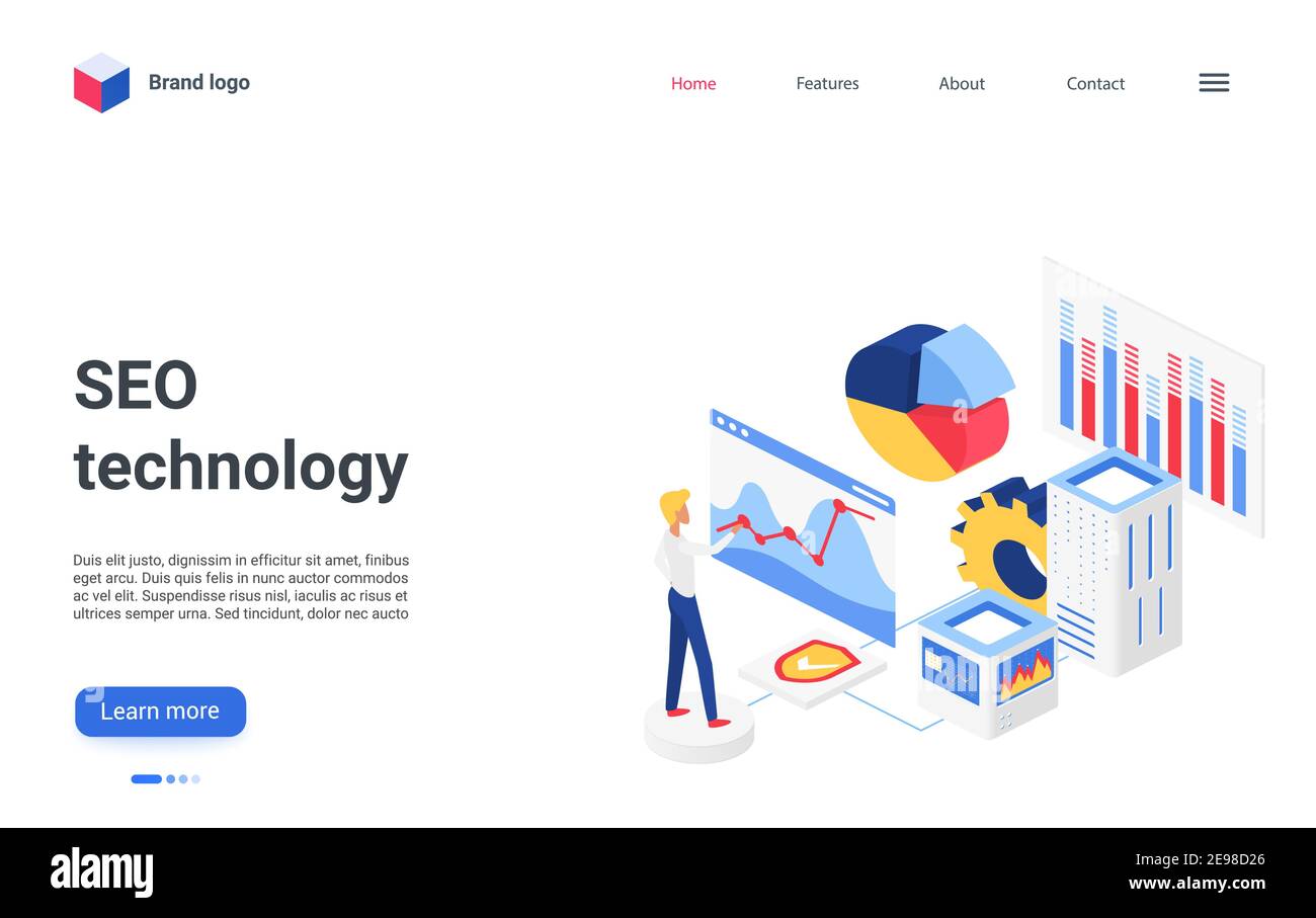 3d man seo search Stock Vector Images - Alamy