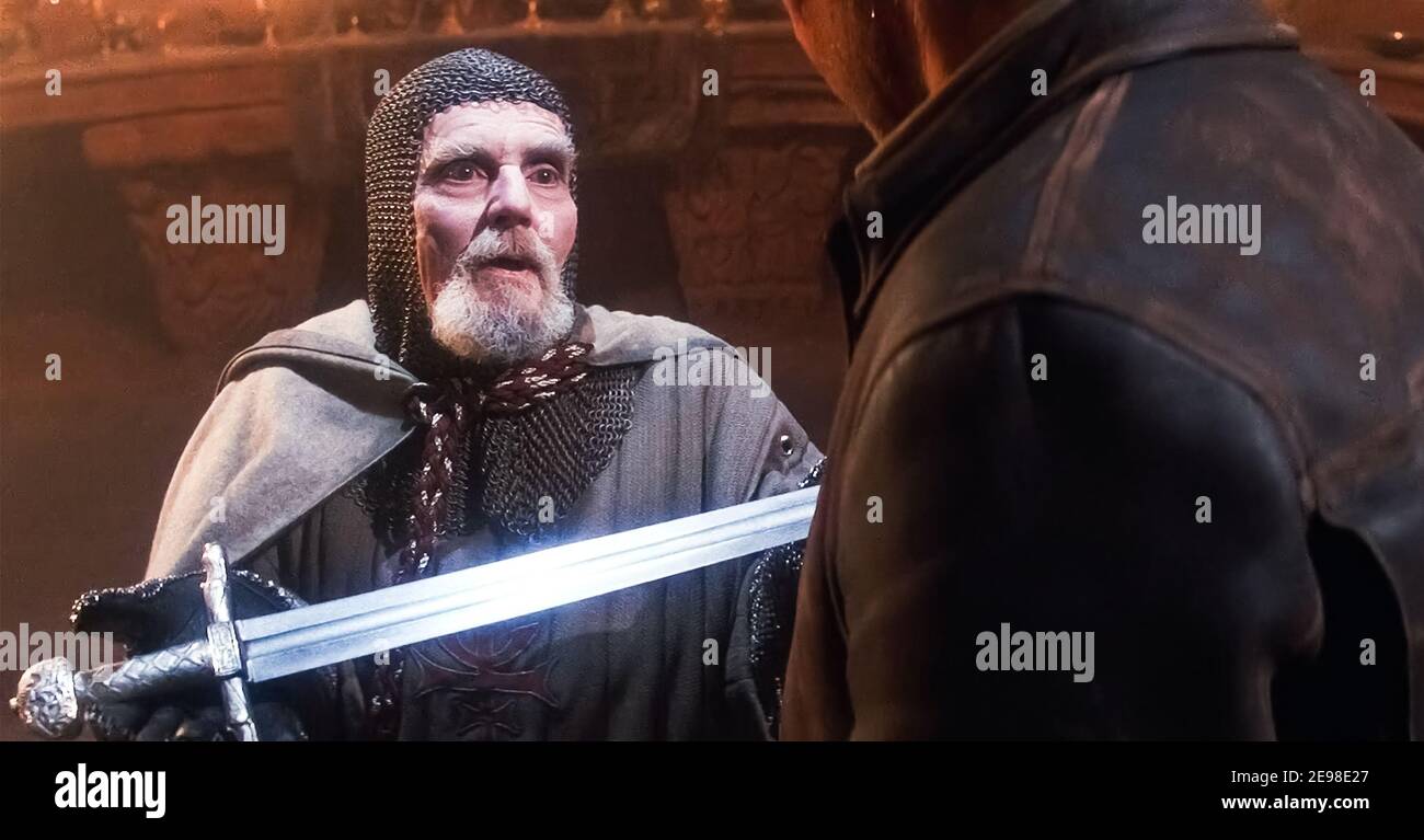 USA. Harrison Ford and Robert Eddison in a scene from the (C)Paramount ...