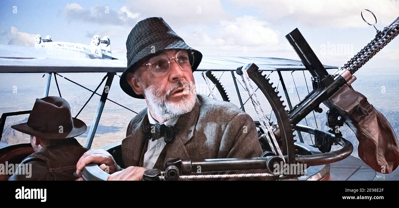 USA. Harrison Ford and Sean Connery in a scene from the (C)Paramount ...