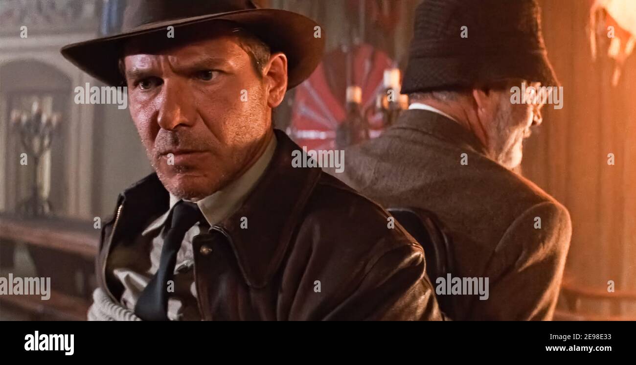 USA. Harrison Ford and Sean Connery in a scene from the (C)Paramount ...