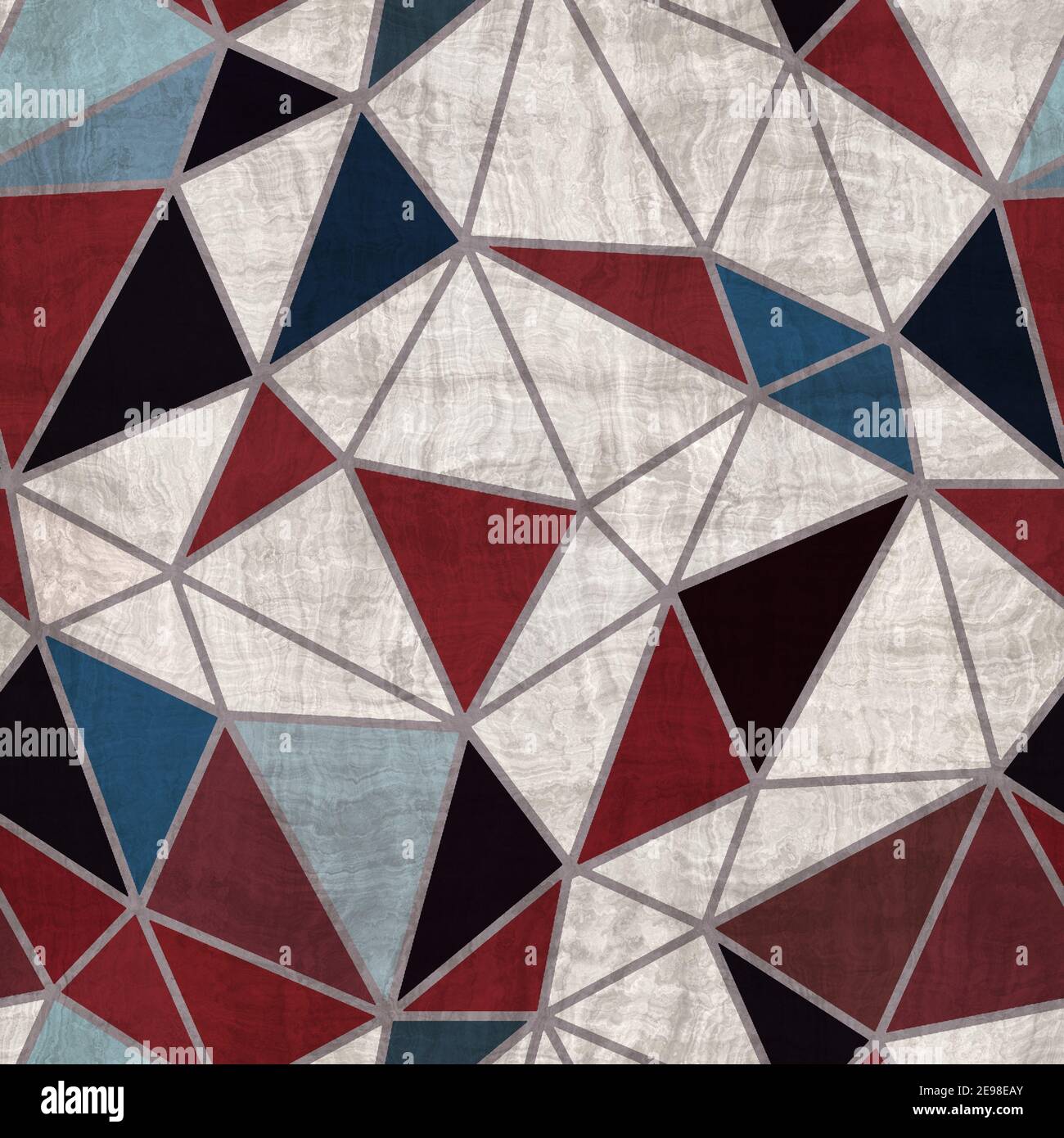 Seamless red white and blue textured retro pattern Stock Photo - Alamy