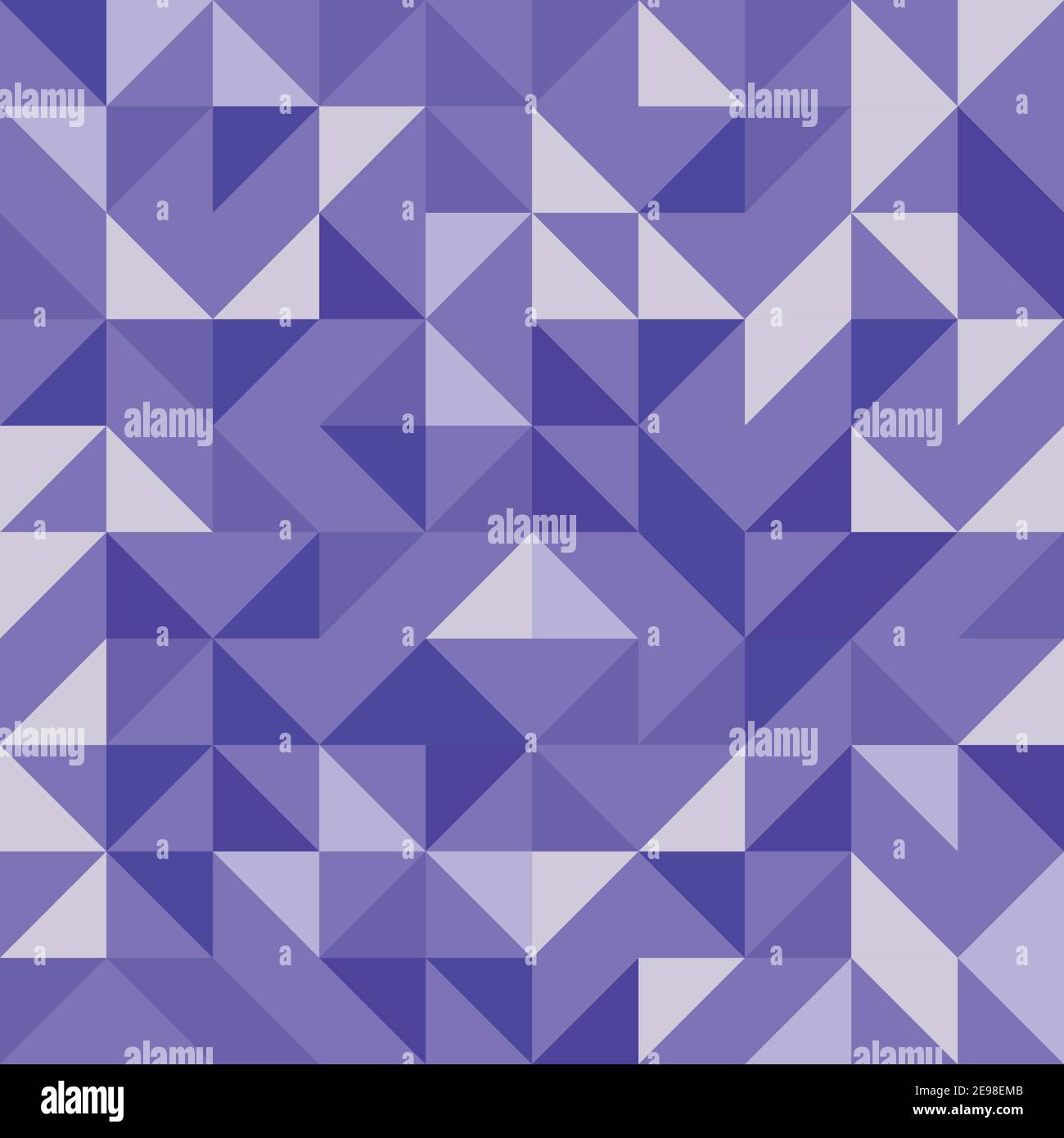 Vector truchet geometric triangle seamless pattern background ...