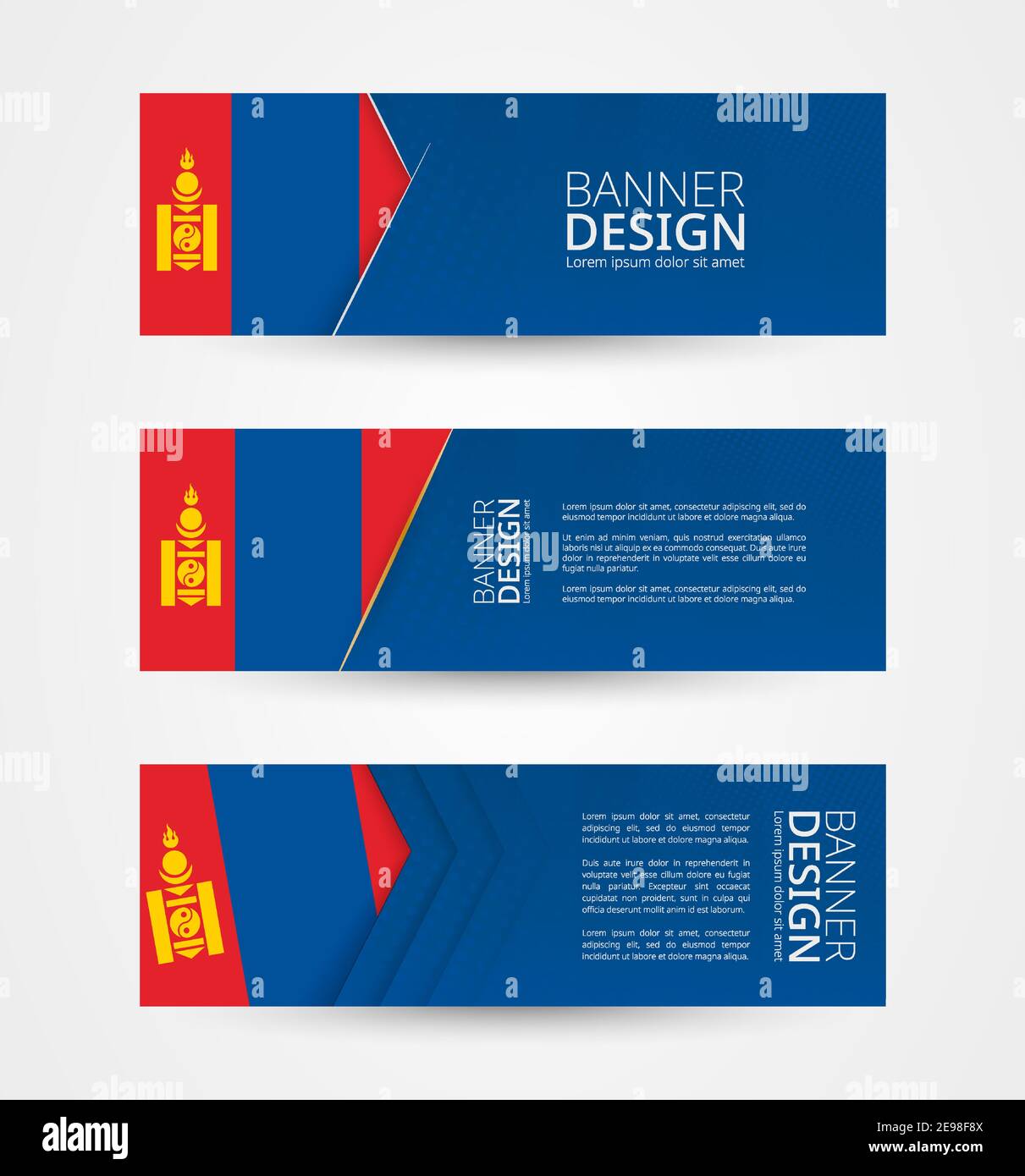 Mongolia flag vector hi-res stock photography and images - Alamy