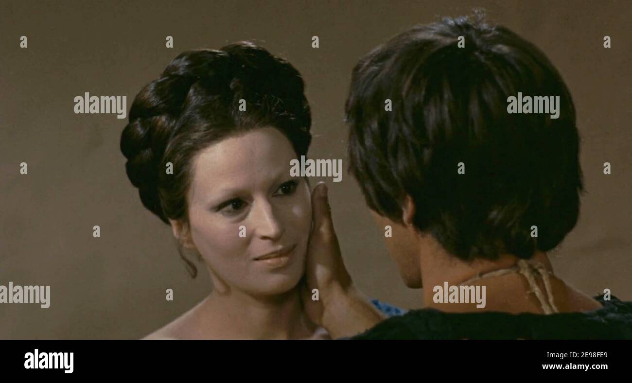 Rome. Italy. Silvana Mangano and Franco Citti in (C) Arco films ...