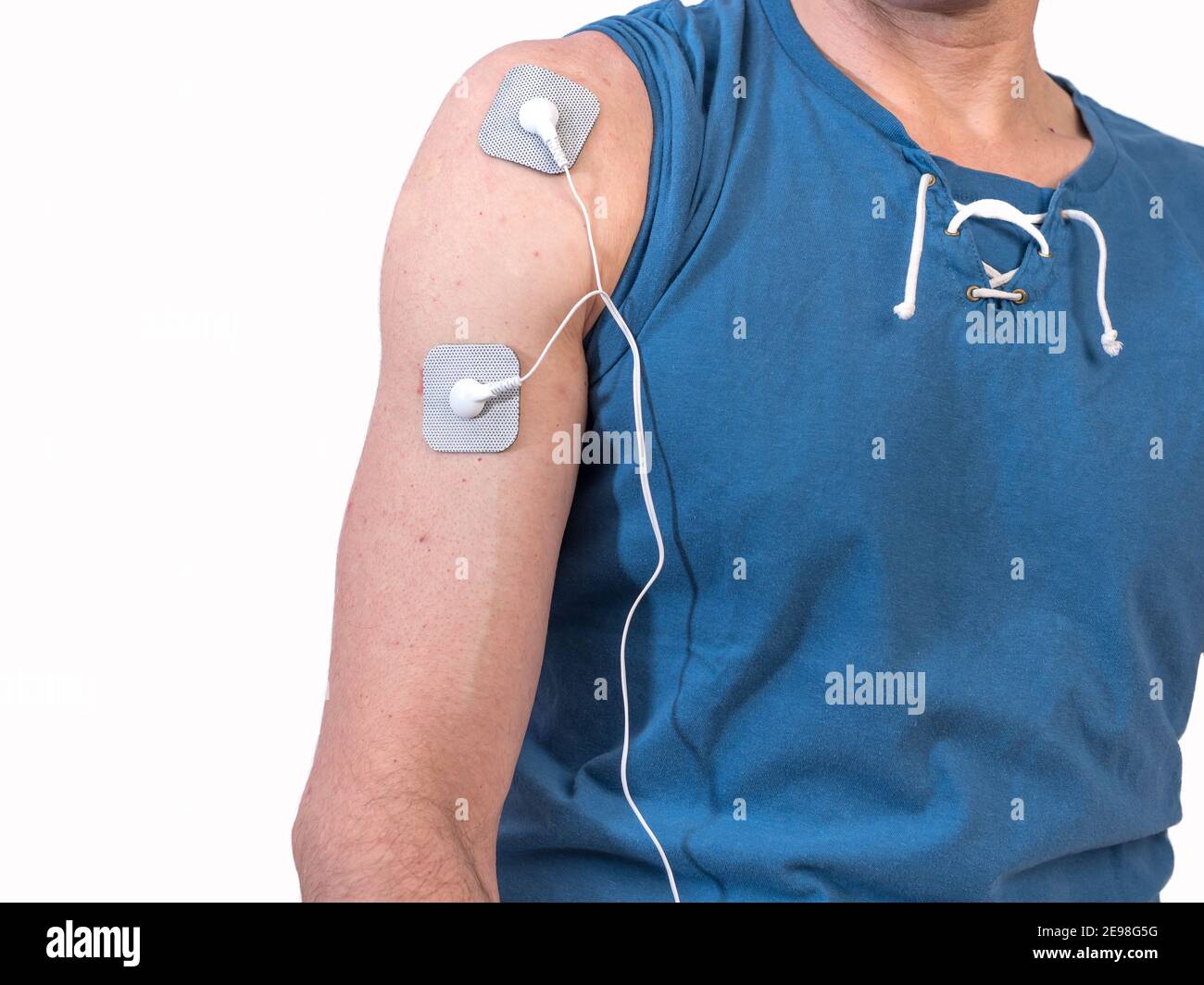 Electrode stimulation electro physiotherapy electrodes hi-res stock ...