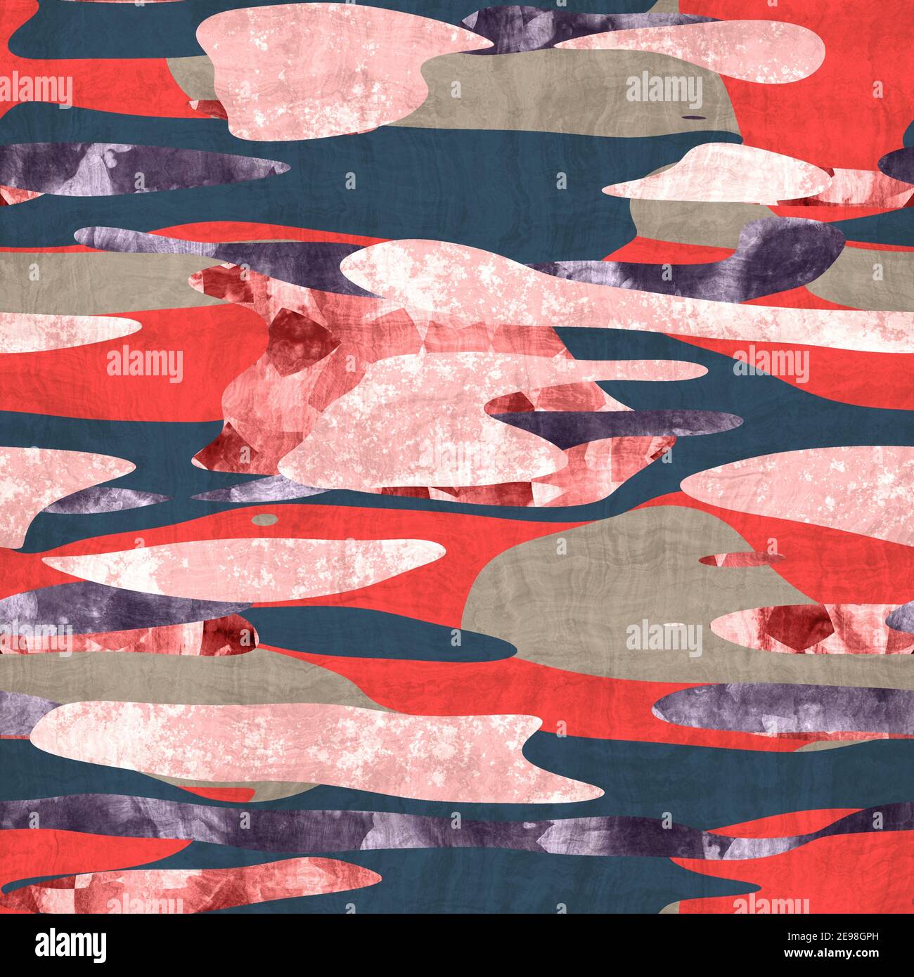 Seamless collage in camo shapes vivid montage Stock Photo - Alamy