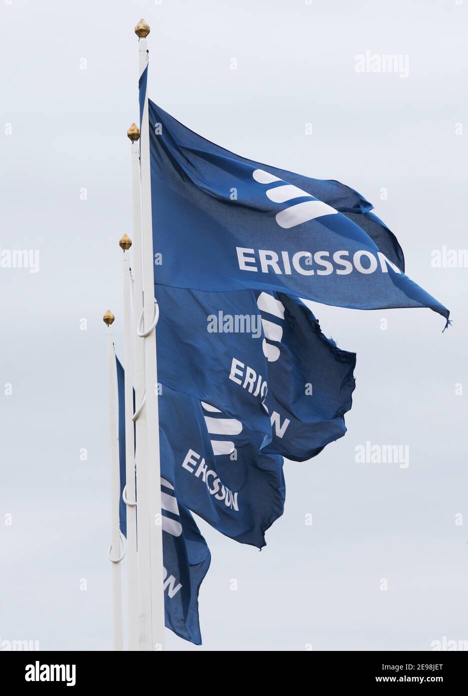 Ericsson flag hi-res stock photography and images - Alamy