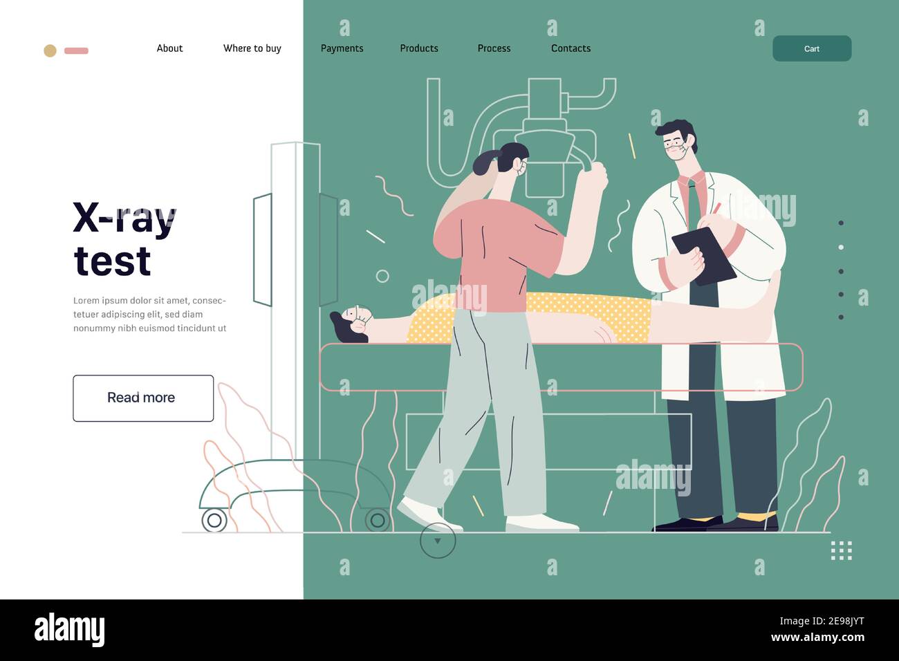 Medical digital radiography system Stock Vector Images - Alamy