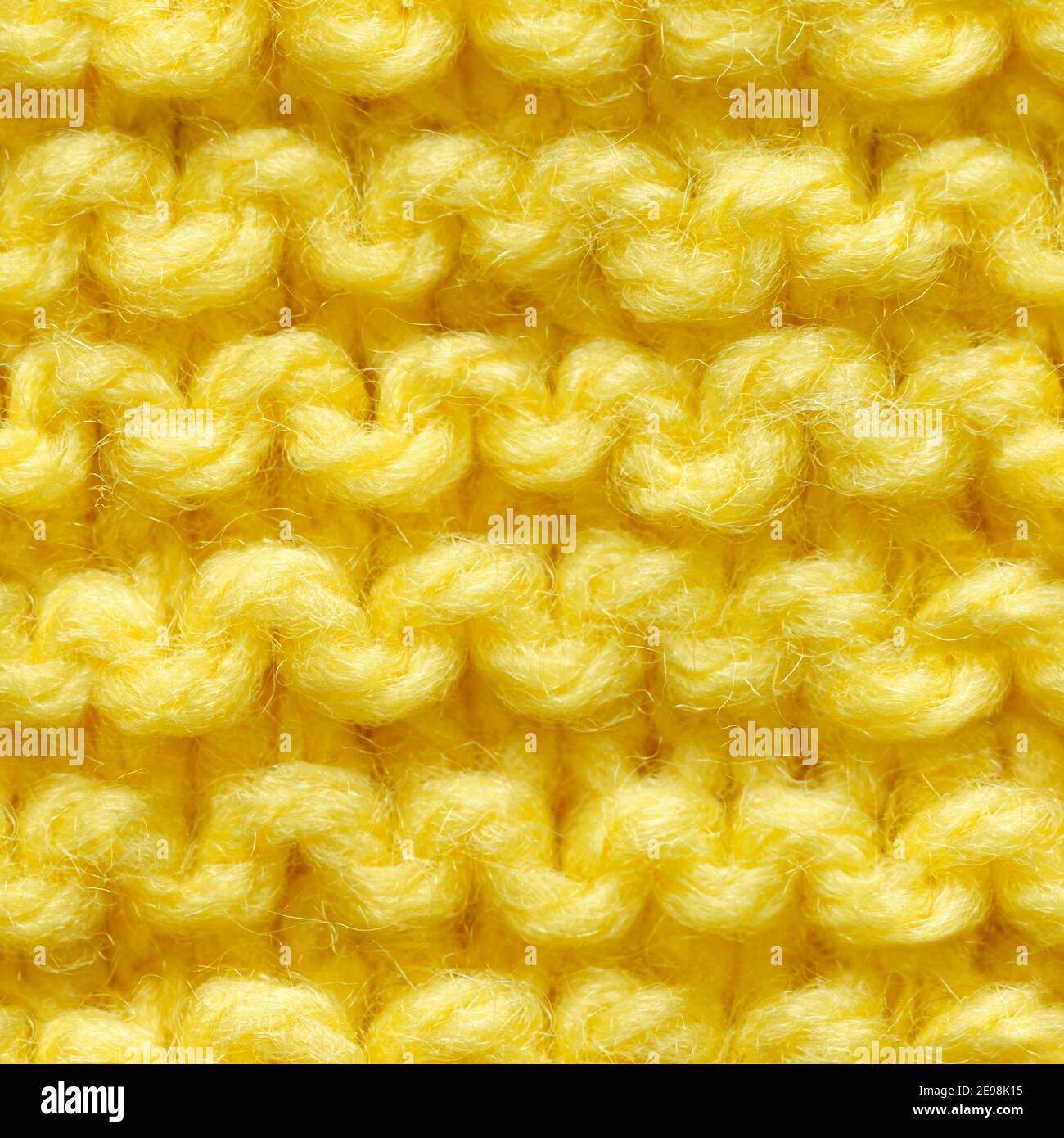 Yellow knitted fabric seamless pattern for borderless fill. Knitted ...