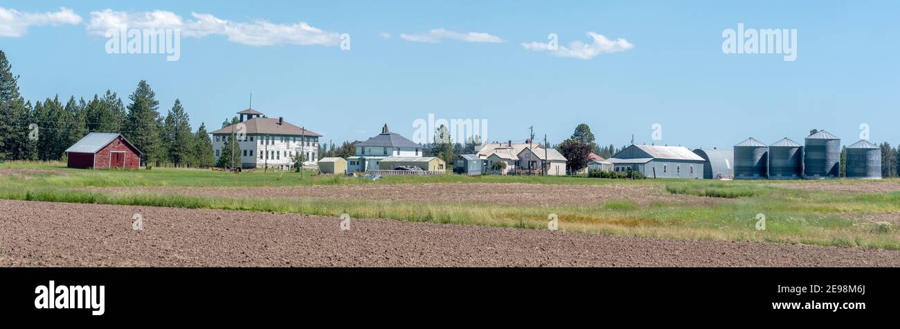The small town of Flora, Oregon Stock Photo - Alamy