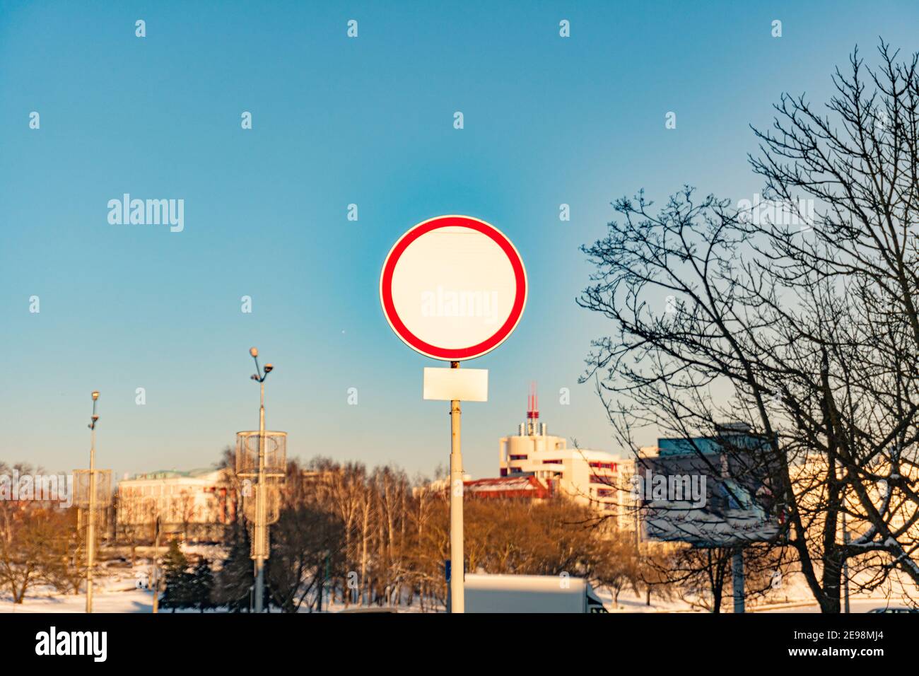 No entry sign, you can use it as generic prohibiting sign adding any ...