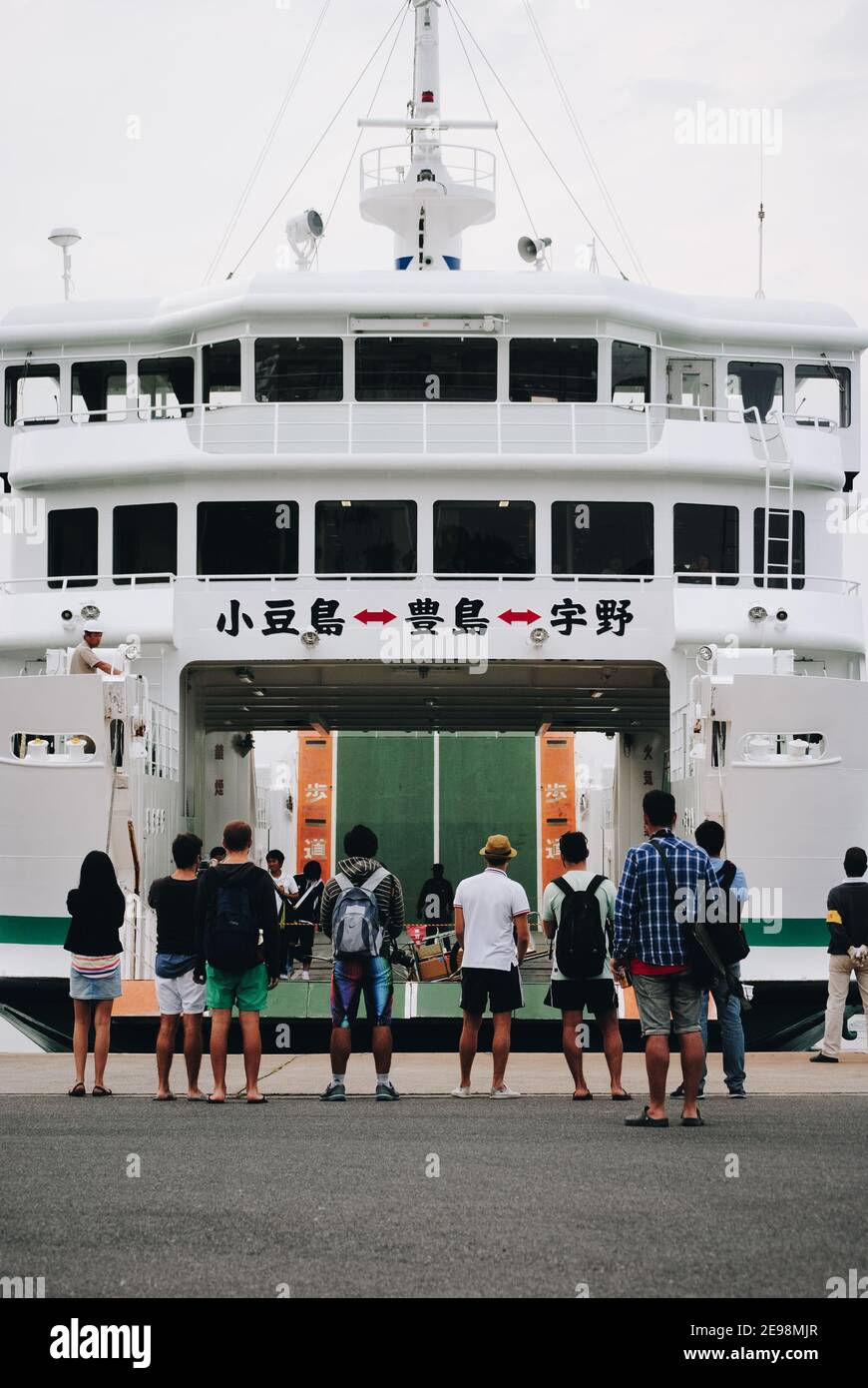 Waiting the ferry Stock Photo - Alamy