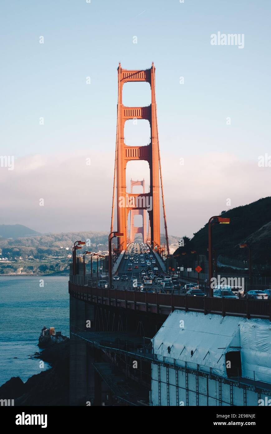 Golden gate bridge tower bridges hi-res stock photography and images ...