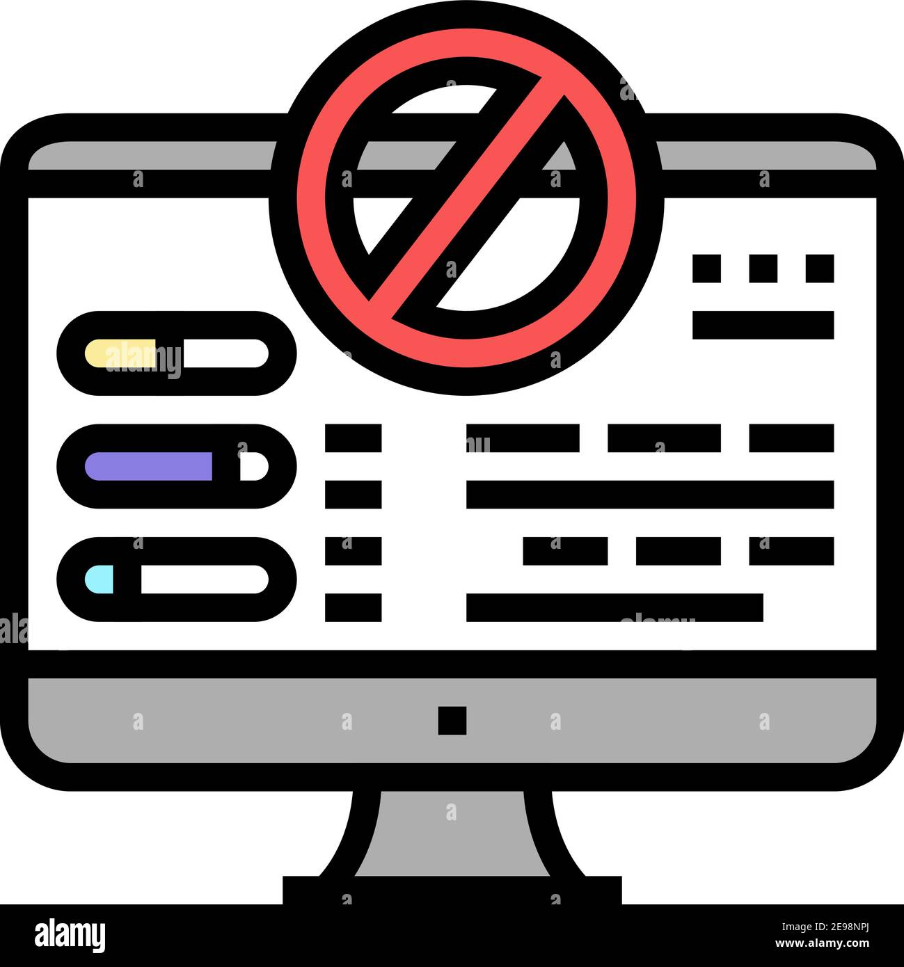 Fixing computer errors color icon hi-res stock photography and images ...
