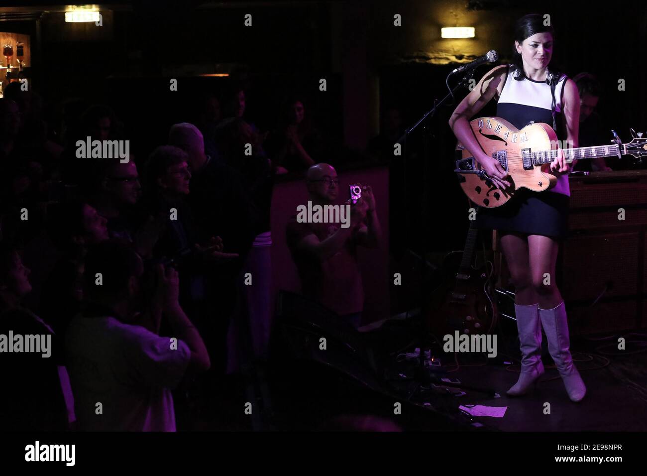 Gemma Ray performing live on stage at Borderline, London Stock Photo ...