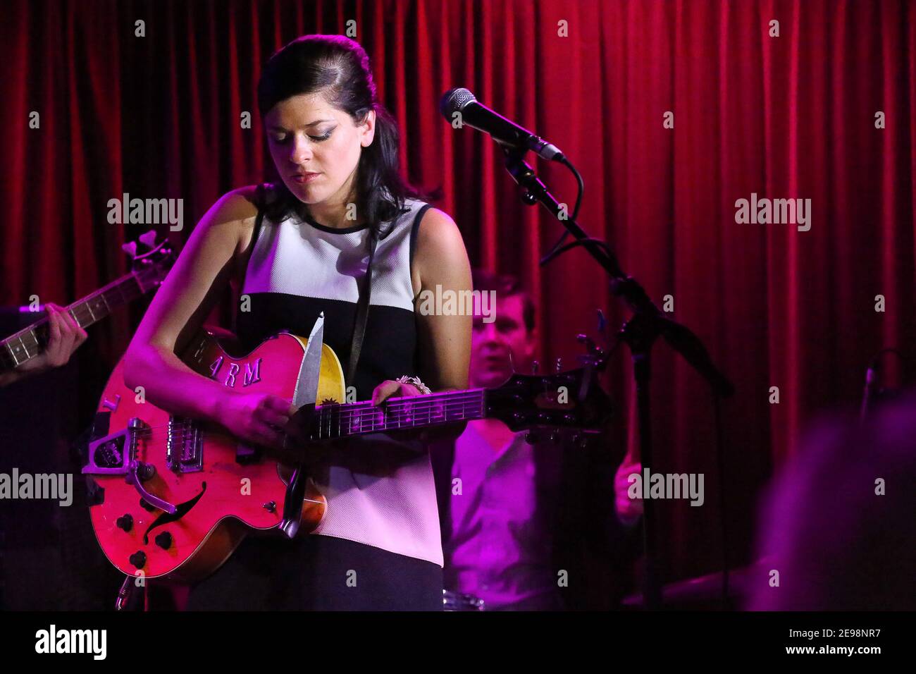 Gemma Ray performing live on stage at Borderline, London Stock Photo - Alamy