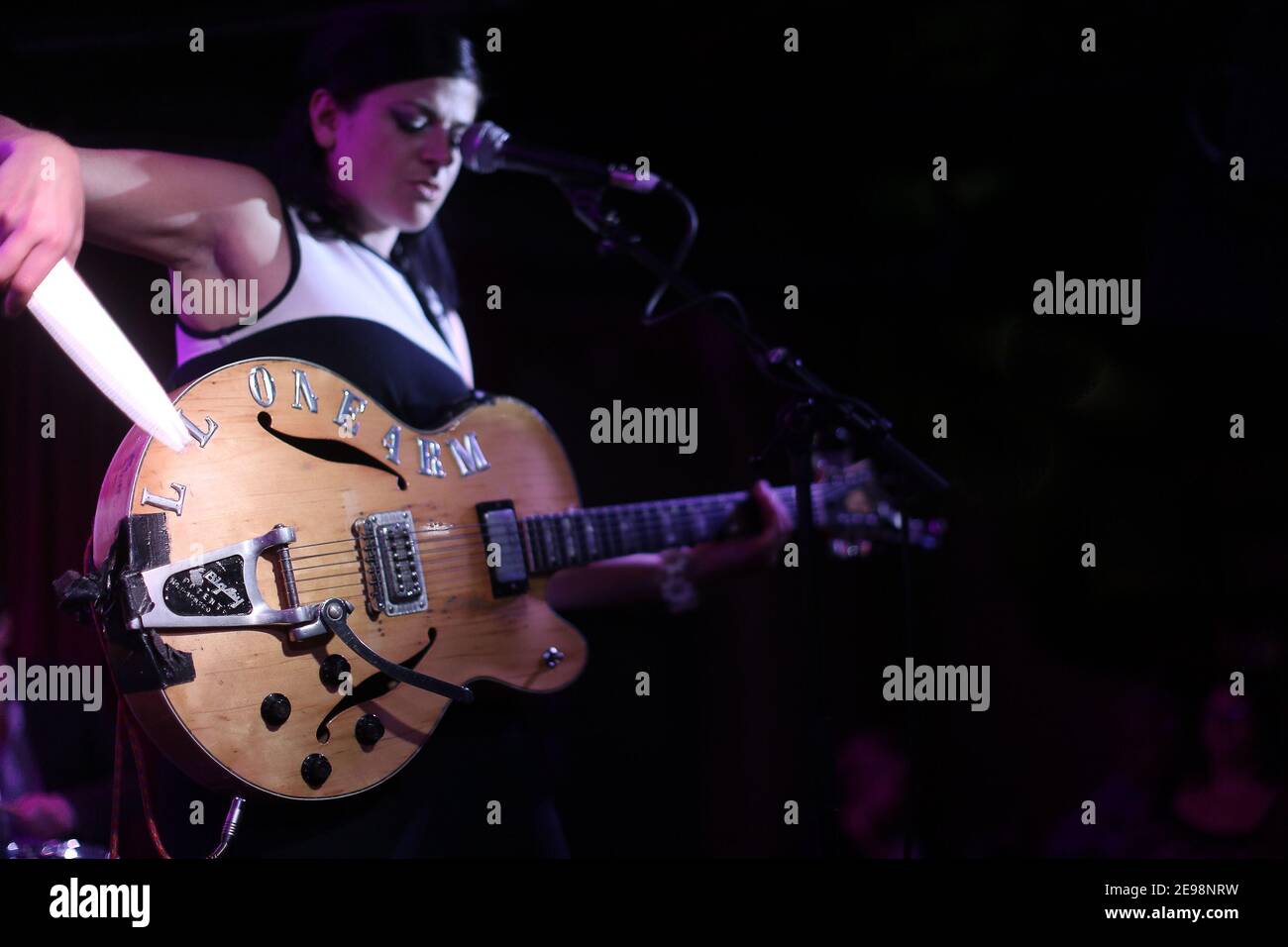 Gemma Ray performing live on stage at Borderline, London Stock Photo - Alamy
