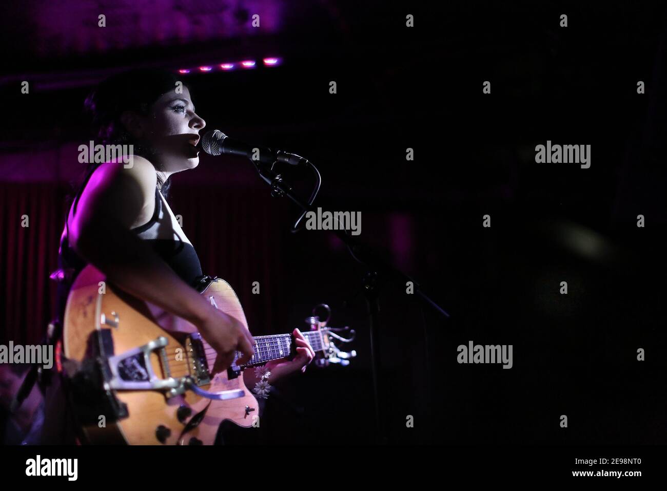 Gemma Ray performing live on stage at Borderline, London Stock Photo - Alamy
