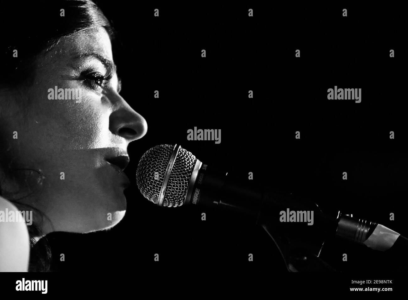 Gemma Ray performing live on stage at Borderline, London Stock Photo ...